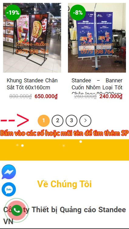 Mua Standee Booth Sampling - Standee - Khung Giá Chữ X